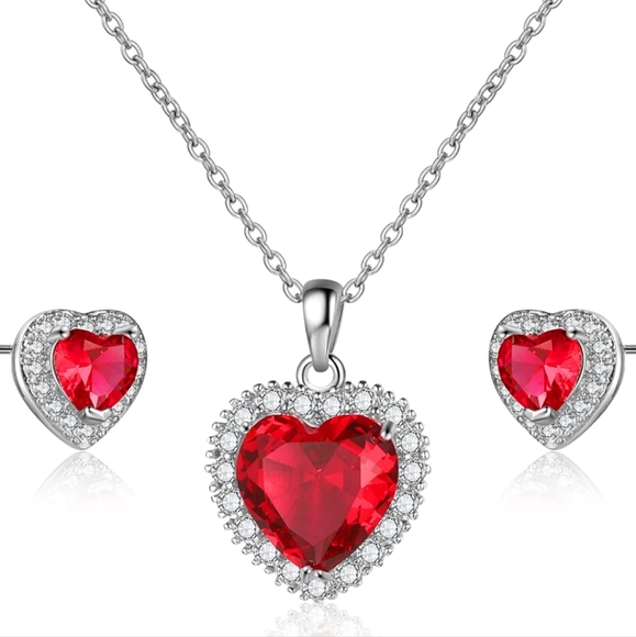 Jewelry | Brand New Love Heart Jewelry Set | Poshmark